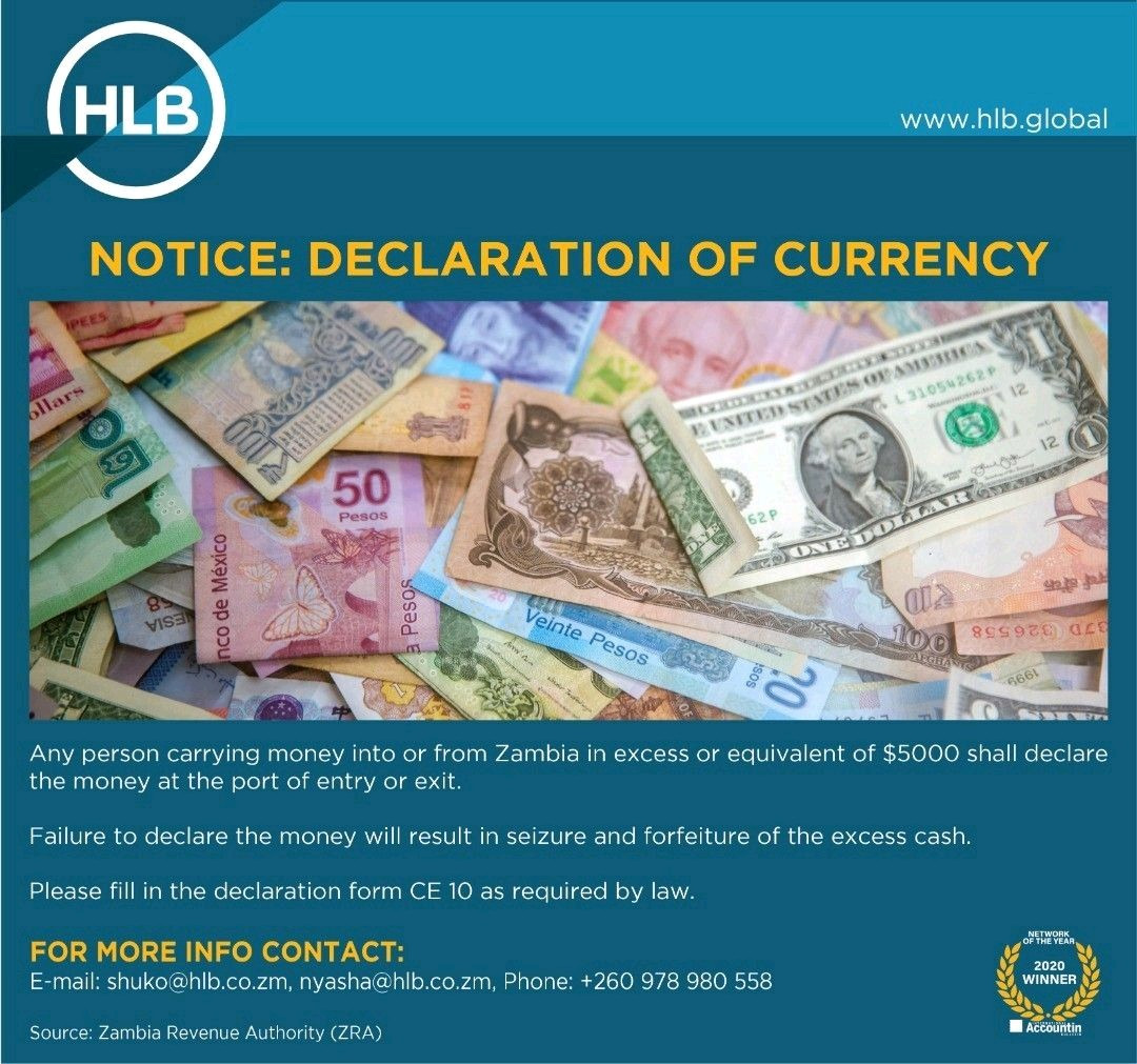 Declaration of Currency | HLB Zambia